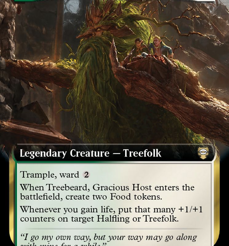 Treebeard, Gracious Host (Extended Art) [The Lord of the Rings: Tales of Middle-Earth Commander ...